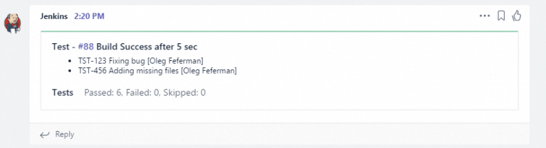 How to Improve Jenkins Notifications UX Design in Microsoft Teams How to Improve Jenkins Notifications UX Design in Microsoft Teams